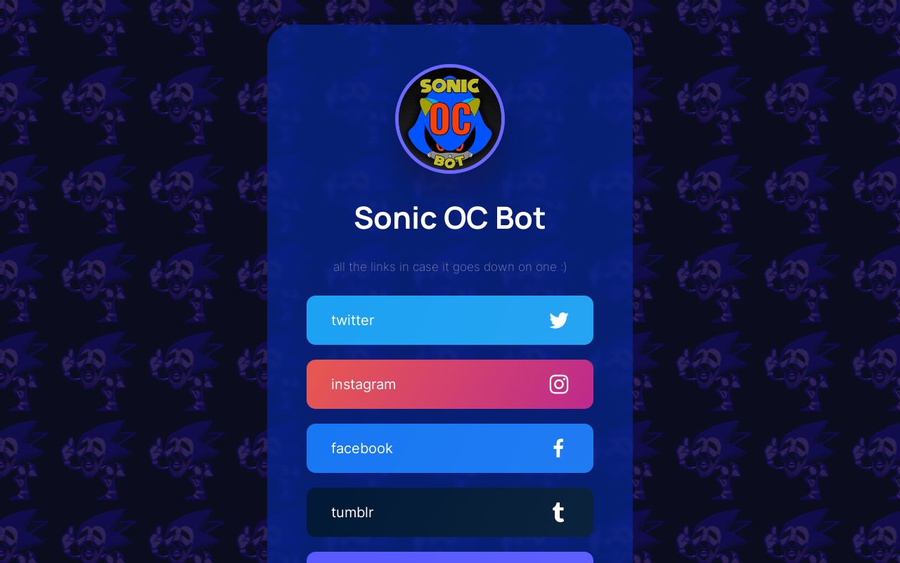 Sonic OC Bot